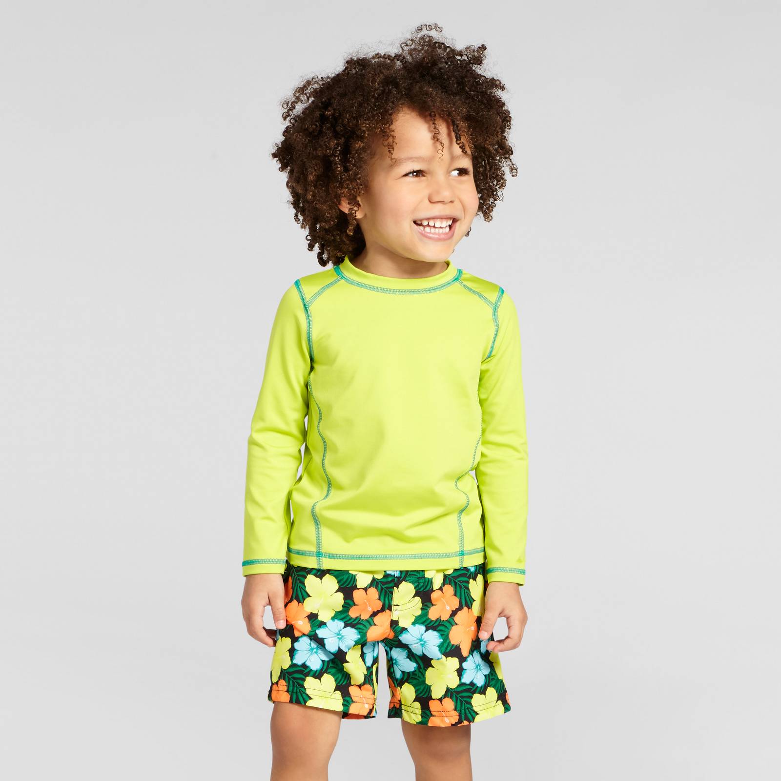 Toddler Boys' Long Sleeve Rash Guard - Cat & Jack™ Neon Yellow | eBay Toddler Boys' Long Sleeve Rash Guard - Cat & Jack™ Neon Yellow | eBay