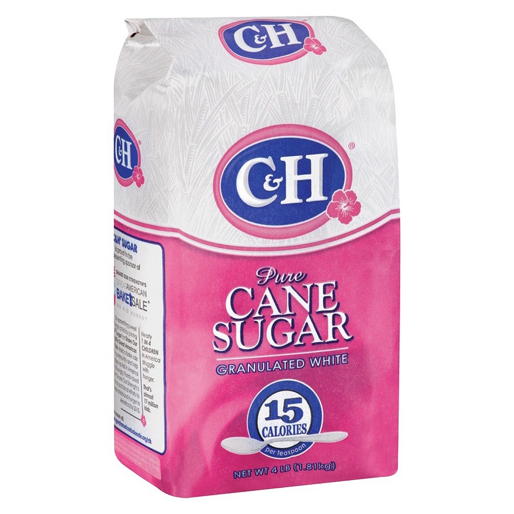UPC 015800030638 - C&H: Pure Cane Granulated White Sugar, 5 Lb ...