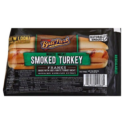 Ball Park Fat Free Smoked White Turkey Franks 14 oz – Target Inventory ...