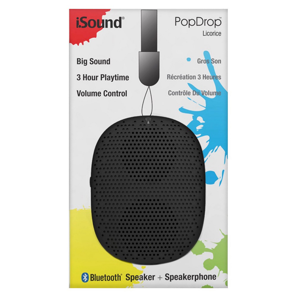 UPC 845620063444 - iSound Pop Drop Wireless Speaker Licorice (ISOUND ...