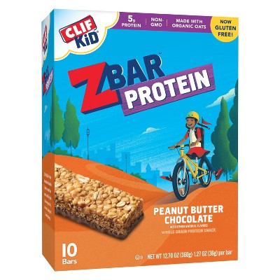 CLIF Kid ZBAR Protein Chocolate Peanut Butter Snack Bars – 10ct – BrickSeek