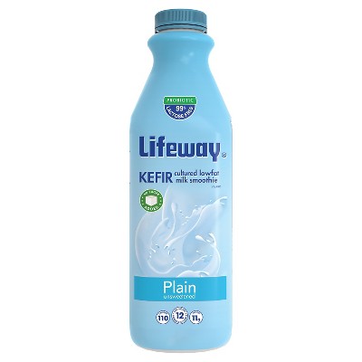 Lifeway® Kefir Plain Low Fat Milk Smoothie - 32floz : Target