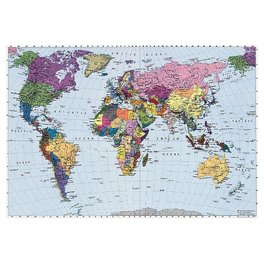 Art.com Wallpaper Mural - World Map : Target