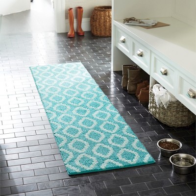 turquoise runner rug : Target