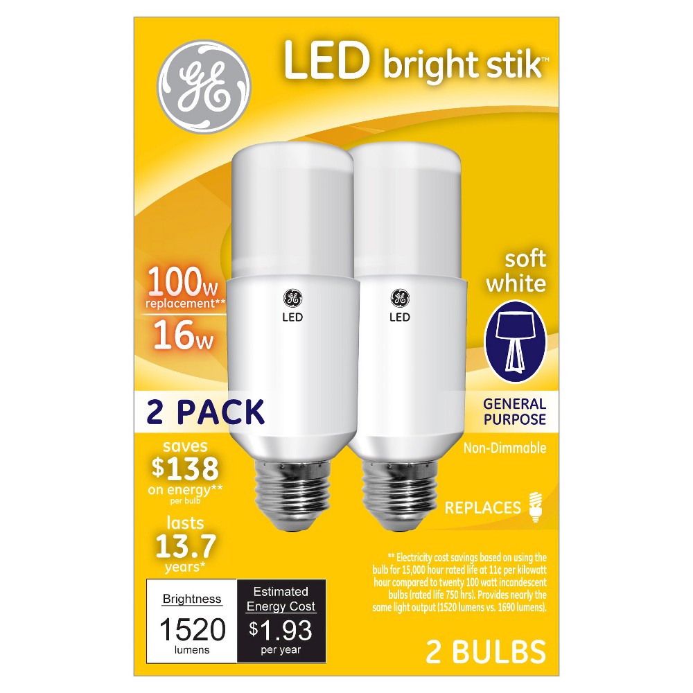 UPC 043168323048 - GE Lighting 32304 LED Bright Stik 15-watt (100-Watt ...