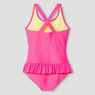 girls mermaid swimsuit pink : Target