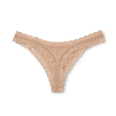 lace thong underwear red : Target