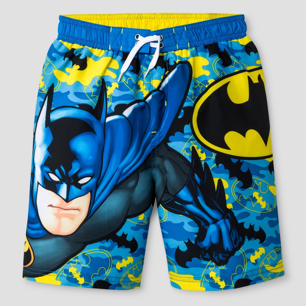 UPC 704386886622 - Boys' Batman Swim Trunk Blue/Yellow L, Multicolored ...