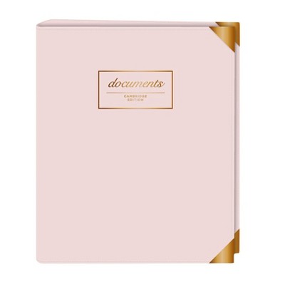 Binder Multi-colored Pale Pink Sea Green Cambridge – BrickSeek