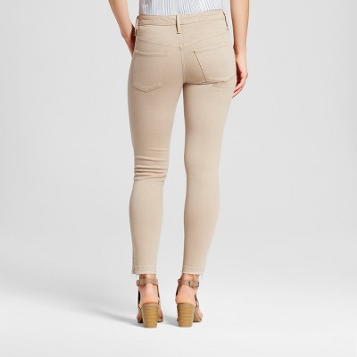 womens khaki jeans : Target