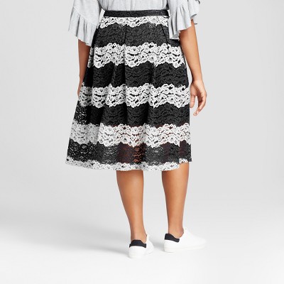 womens white denim skirt : Target