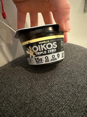 Oikos Triple Zero Vanilla Greek Yogurt - 32oz Tub : Target