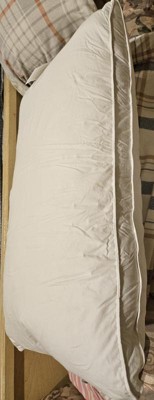 Peace Nest Gusseted Goose Down Feather Pillows Set Of 2, White Oval ...