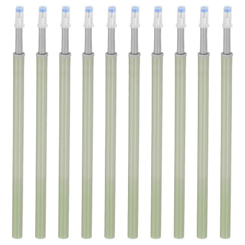 Unique Bargains Gel Ink Fine Tip Retractable Pen Refills 100 Pcs Green ...
