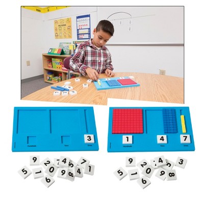 Dowling Magnets Magnetic Place Value Disks & Headings, Grades 3-6 : Target