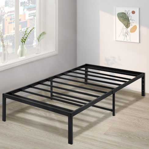 Lusimo 14 Inch Twin Bed Frame Metal Platform Bed Easy Assembly Anti ...