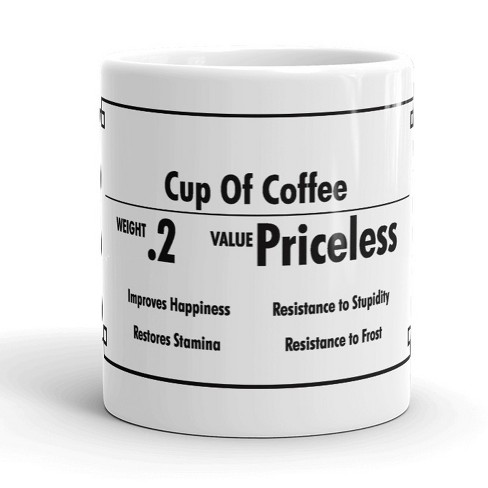 Crazy Dog T-shirts Cup Of Coffee Inventory Value Priceless Funny ...
