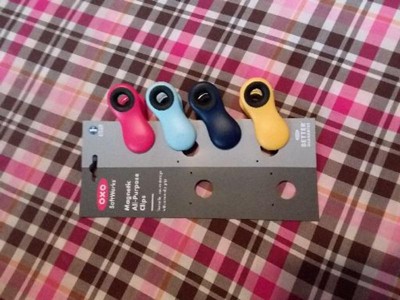 Oxo 4pk Plastic All Purpose Bag Clips : Target