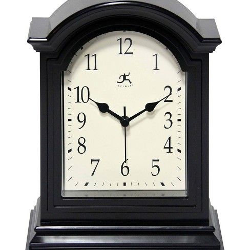 9" Antique Tabletop Clock Black - Infinity Instruments : Target