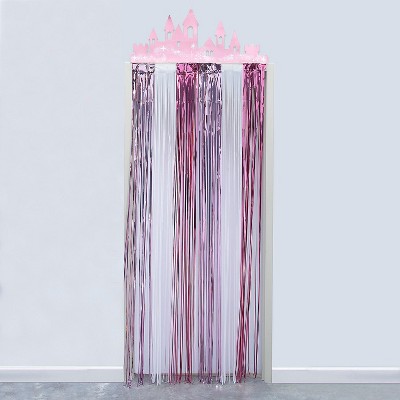 Fun Express Pink Princess Party Door Fringe : Target