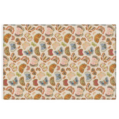 Sewzinski Magic Moths 4' X 6' Outdoor Rug - Deny Designs : Target