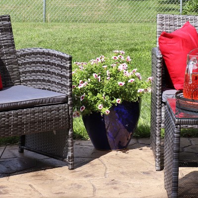 Sunnydaze Resort Outdoor/indoor High-fired Glazed Uv And Frost ...