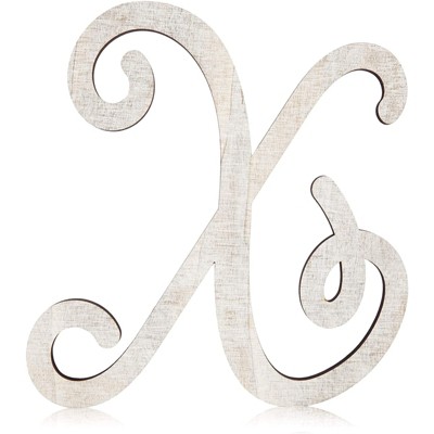 Rustic Wood Monogram Letter X (13 In.) : Target