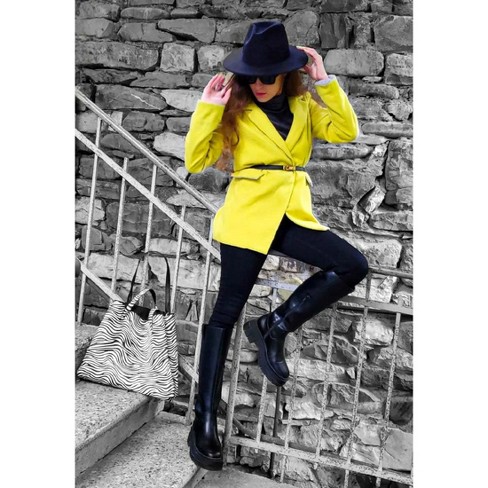 Blume Faux Leather Chunky Platform Knee Length Boots : Target