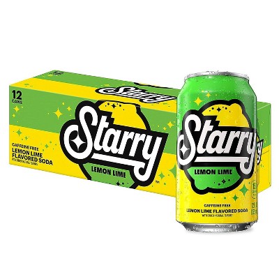 Starry Lemon Lime Soda - 12pk/12 Fl Oz Cans : Target