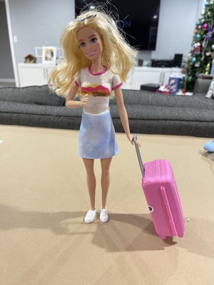 Barbie Doll And Accessories Travel Set With Puppy : Target