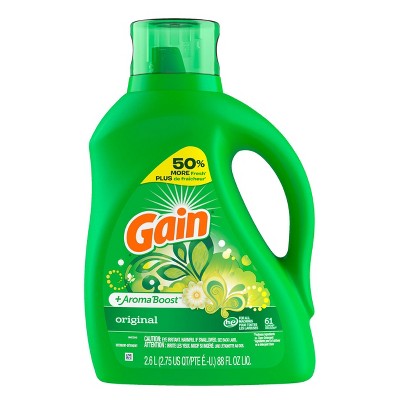 Gain + Aroma Boost Original Scent He Compatible Liquid Laundry ...