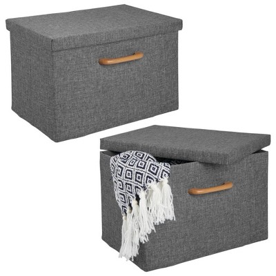 Mdesign Soft Fabric Child/kid Storage Organizer Box - Small : Target