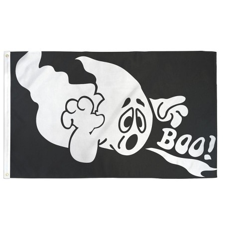 Maison 3'x5' Ft Halloween Ghost Boo Flag Perfect For Outdoor & Indoor ...