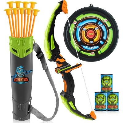 Joyfy Bow and Arrow Set for Kids, Archery Toy Set with LED Flash Lights ...