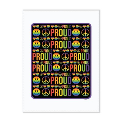Pride Rainbow Icons Black Background Dish Towel : Target