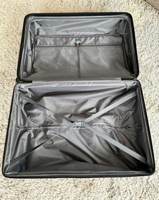 Hardside Large Checked Suitcase Pink - Open Story™ : Target