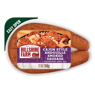 Hillshire Farm Cajun Style Andouille Smoked Sausage - 13oz : Target