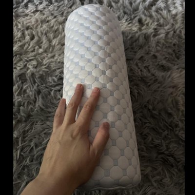 Nestl Memory Foam Neck Roll Pillow For Pain Relief, Bolster Pillow With ...