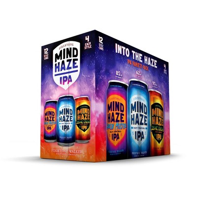 Firestone Walker Mind Haze Hazy Variety Pack - 12pk/12 Fl Oz Cans : Target