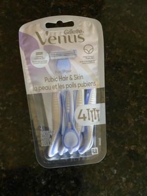 Venus For Pubic Hair & Skin Disposable Razors - 4ct : Target