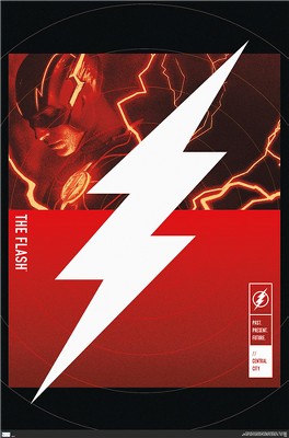 Trends International Dc Comics Movie The Flash - Logo Framed Wall ...
