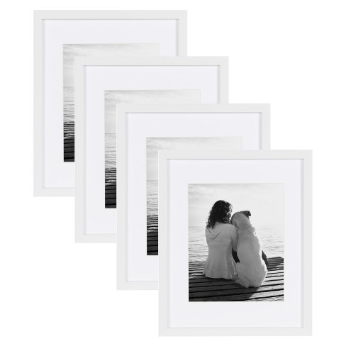 Designovation Gallery Rectangle Wood Wall Frame, 11x14 Matted To 8x10 ...