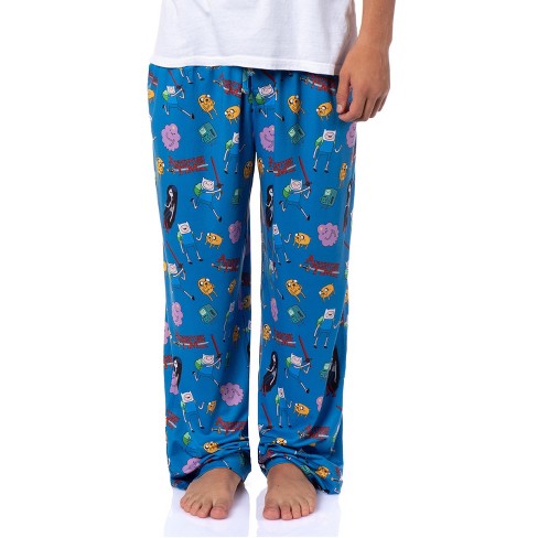 Intimo Adventure Time Men's Finn Jake Beemo Sleep Tossed Print Pajama ...