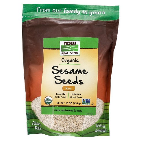 Sesame Seeds Hulled By Now Foods - 1 Lbs Seeds : Target