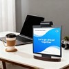 Superior Acrylic Tabletop Sign Holder – A5 Size, Walnut Wood Base, 2 ...