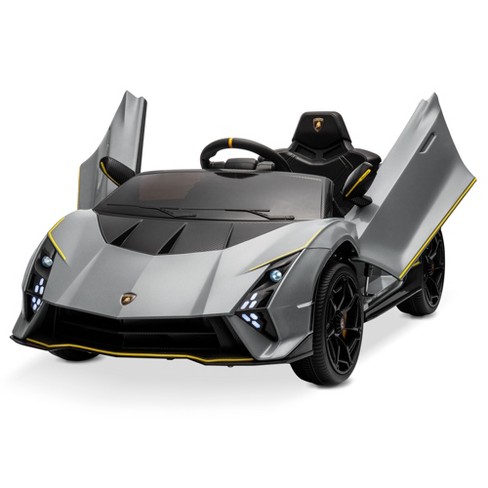 Kidzone 12v Licensed Lamborghini Autentica Kids Ride On Car, Gray : Target