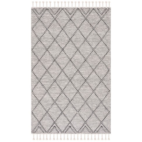 Vermont Vrm162 Hand Woven Area Rug - Ivory/black - 6'x9' - Safavieh ...