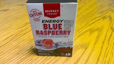 Blue Raspberry Sugar-free Drink Mix - 10ct - Market Pantry™ : Target