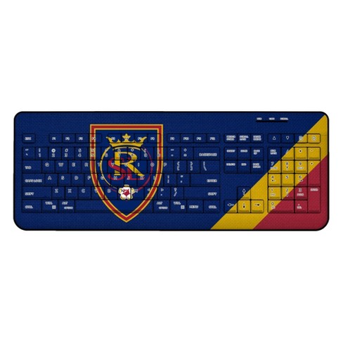Keyscaper Real Salt Lake Diagonal Stripe Wireless Usb Keyboard : Target