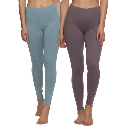Felina Womens Velvety Super Soft Lightweight Leggings, 2-pack Yoga ...